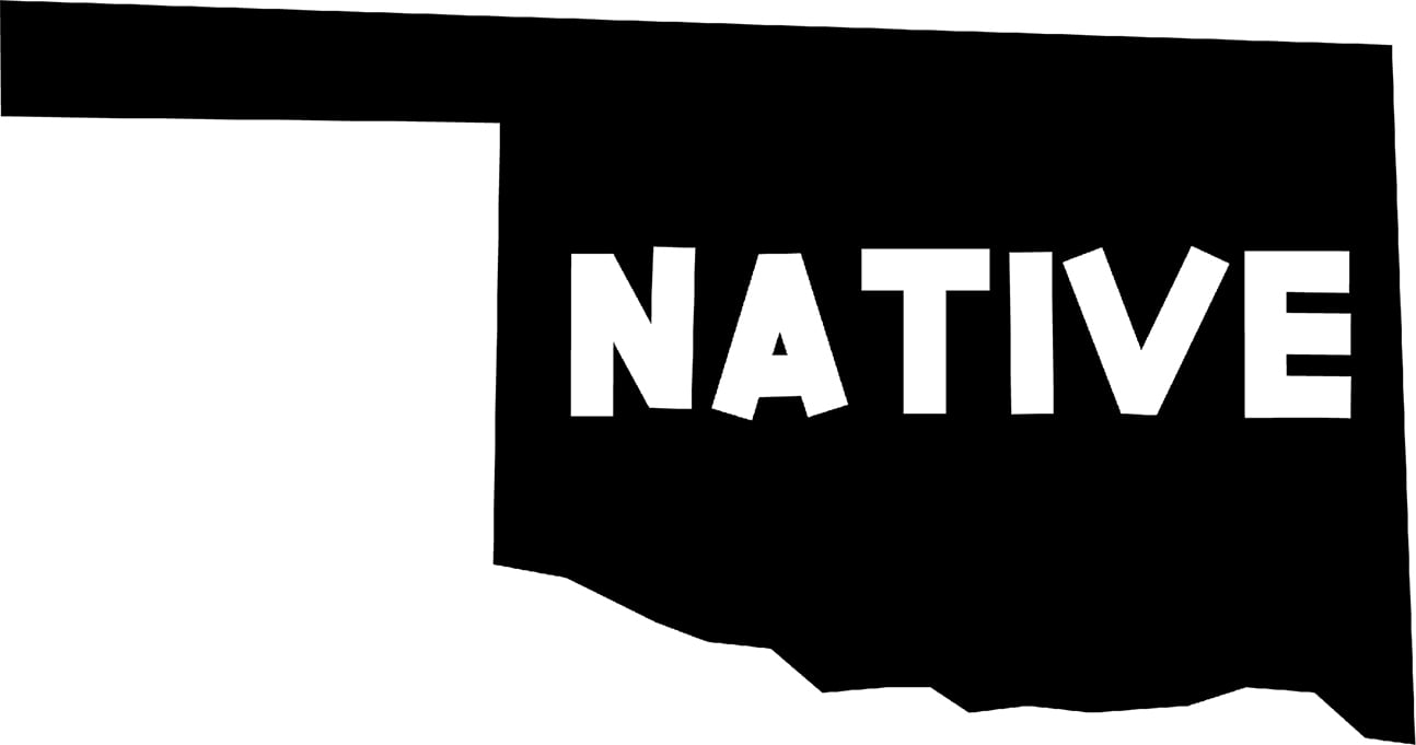 Oklahoma Native Home Hometown Love Wall Decals for Walls Peel and Stick ...