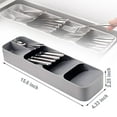 Musment Drawer Cutlery Organizer Tray for Kitchen Storage, Multi-Layer ...