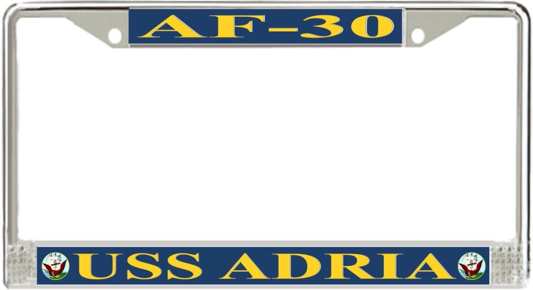 USS Adria AF-30 License Plate Frame - Walmart.com