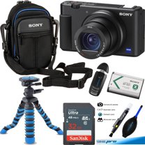 Sony ZV-1 Compact Digital Vlogging 4K Camera for Content Creators & Vloggers (Black) + Buzz ...