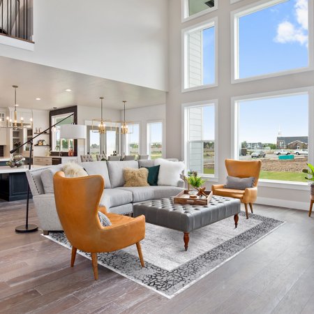 Grey-Mandala Area Rug | Walmart Canada