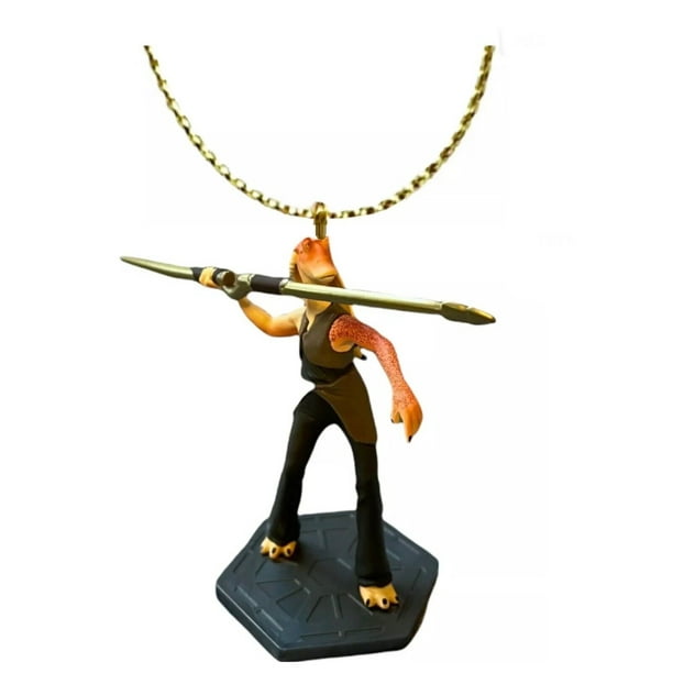 Star Wars Jar Jar Binks Ornament Figure 3” Figurine Sith Lord PVC Charm ...