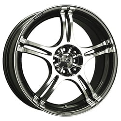 Primax 772 17 Machined Wheel / Rim 5x100 & 5x4.5 with a 38mm Offset and ...