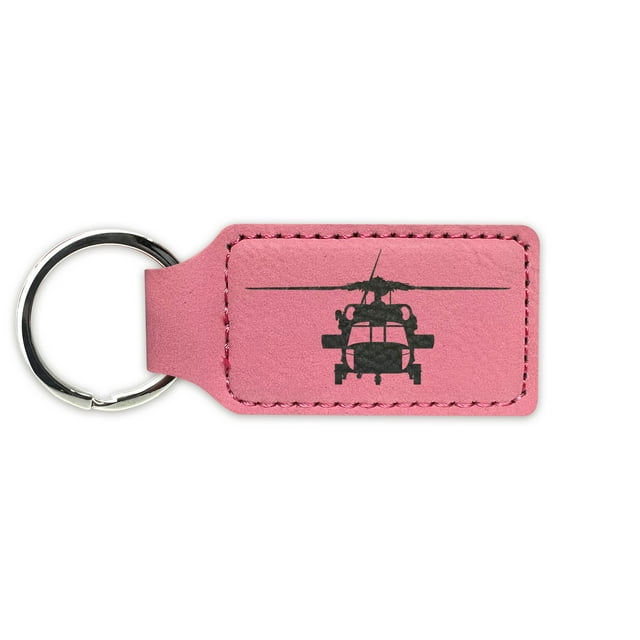 MH-60S Knighthawk Keychain Leatherette Rectangle - Laser Engraved ...
