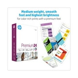 HP Premium 24lb Printer Paper, Bright White, 8.5x11, 1 Ream, 500 Sheets ...