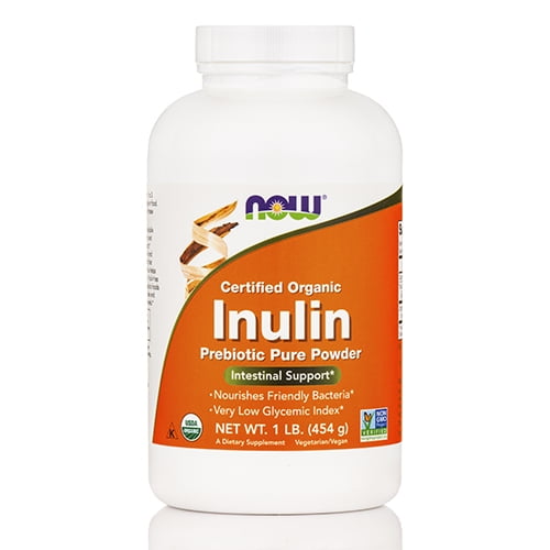 Inulin Powder (Certified Organic) - 1 lb (454 Grams) by NOW - Walmart ...