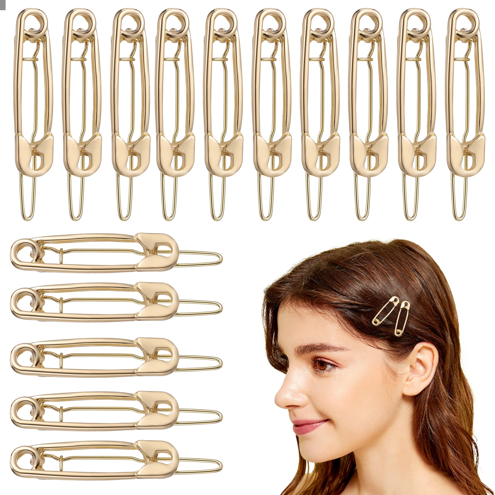 Click here for Homemaxs 15 Pcs Safety Pin Hair Clips Hair Pins Fo... prices
