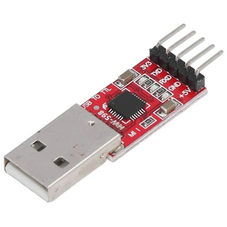 Gupbes Serial Adapter Module,USB To TTL Module Serial Converter Adapter STC Downloader CP2102 ...