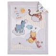 Disney Winnie the Pooh So Loved Crib Bedding Set, 3-Pieces, Gray, Blue ...