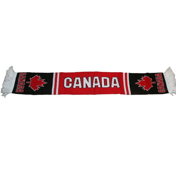 CANADA COUNTRY FLAG DESIGN SCARF SCARVES CANADIAN 52 X 6 INCHES ...