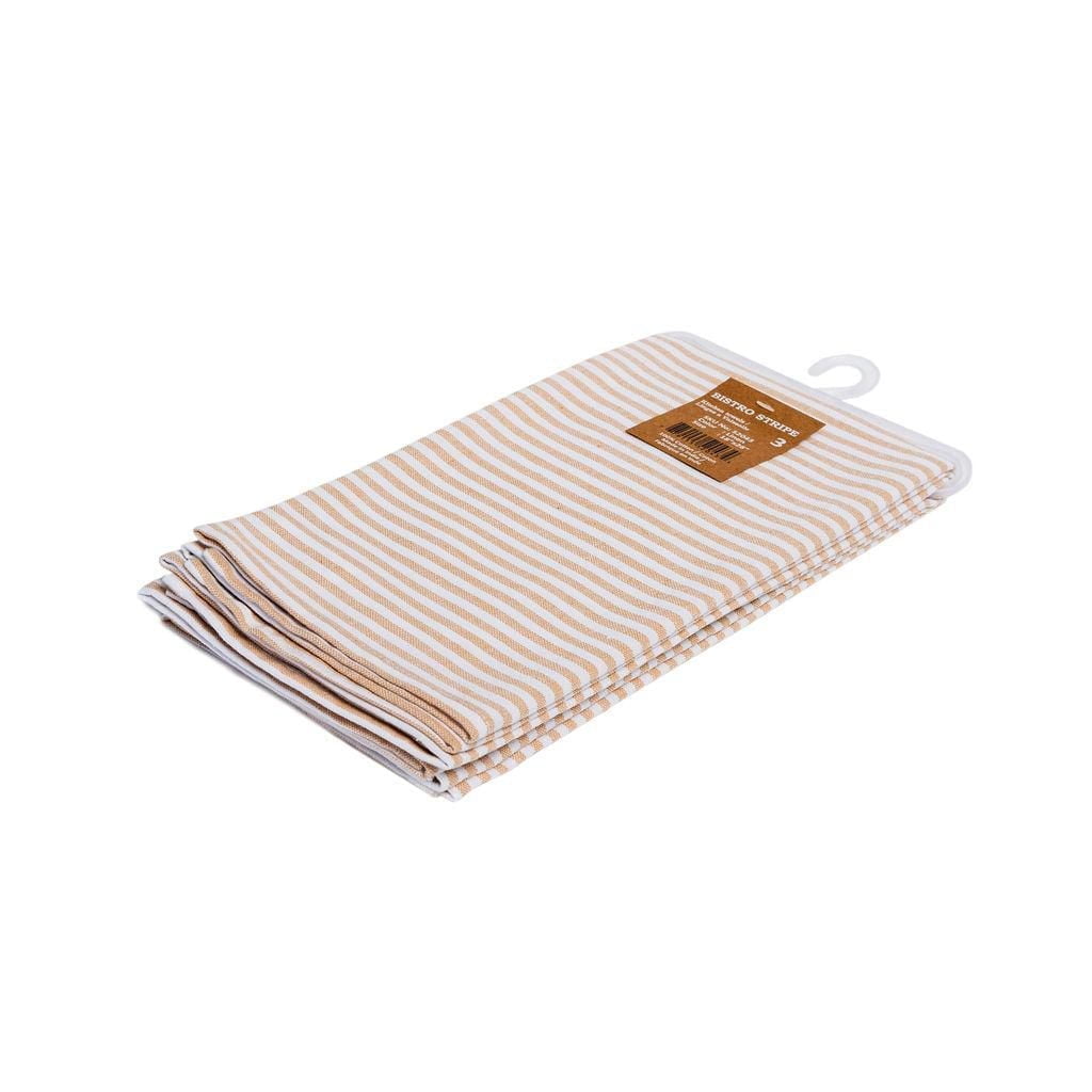 Click here for Fabstyles Bistro Stripe Kitchen Towel Set Of 3: Es... prices