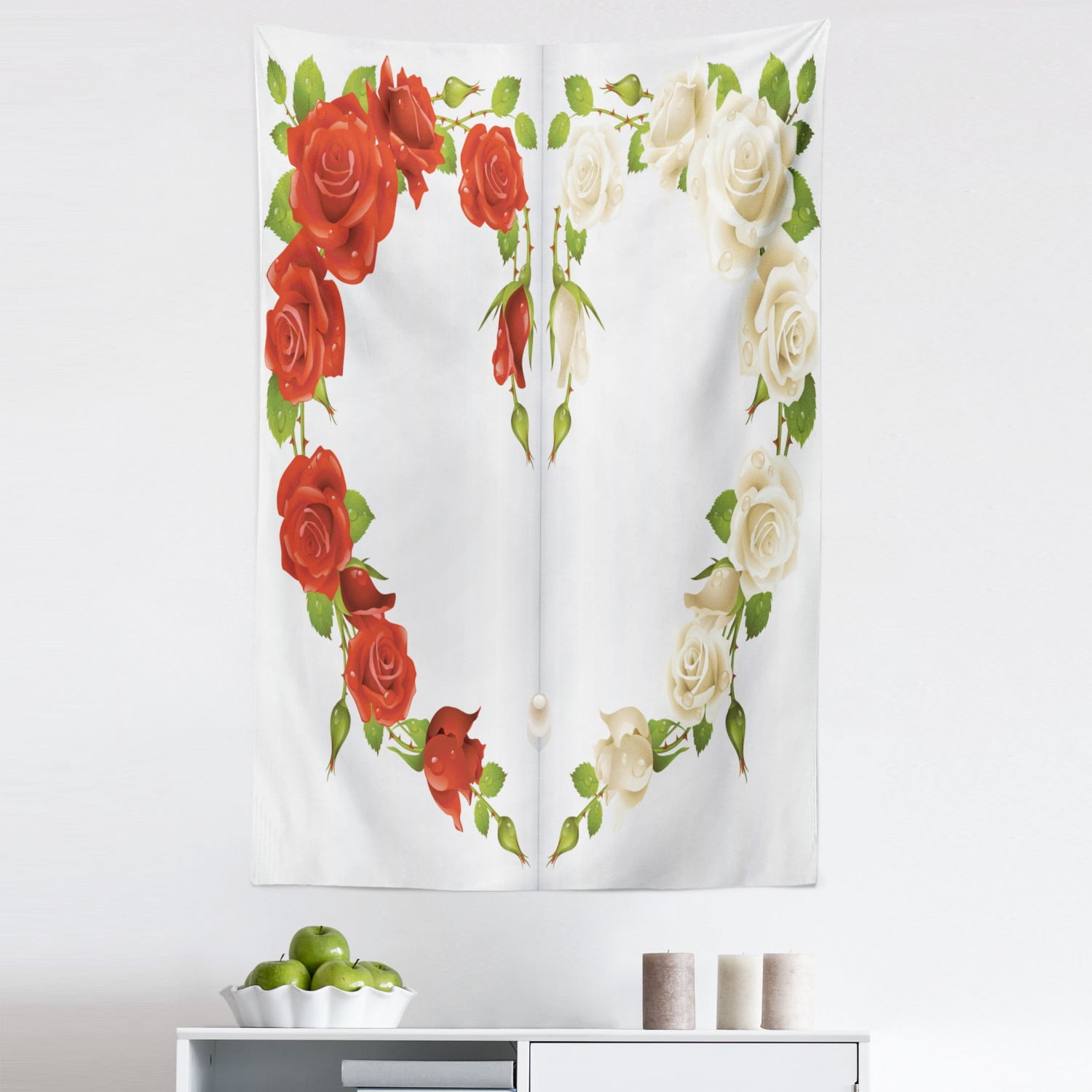 Rose Tapestry, Roses in the Shape of Heart Bouquet Romance Celebration ...