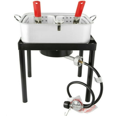 Fryin' Saucer Outdoor Portable Propane Deep Fryer, Camping Grill & More ...