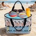 Boho Bear Elk Beach Bag for Women, Large Breathable Mesh Beach Tote Bag ...