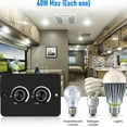 12-24V Low Voltages Light Strips Dimmer Universals Knob Type Turn Off ...