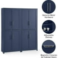Homestock Old World Charm 2-Piece Kitchen Storage Pantry Set In Navy ...