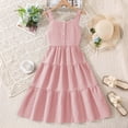 ATOGUTA Girls Summer Dresses Kids Sleeveless Ruffle Dresses for Girls ...
