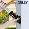 Anley Flag Pole Mounting Bracket at 45 Degree Angle Aluminum 1.25 ...