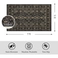 Area Rug Non Slip Machine Washable Ultra Soft Living Room/Bedroom ...