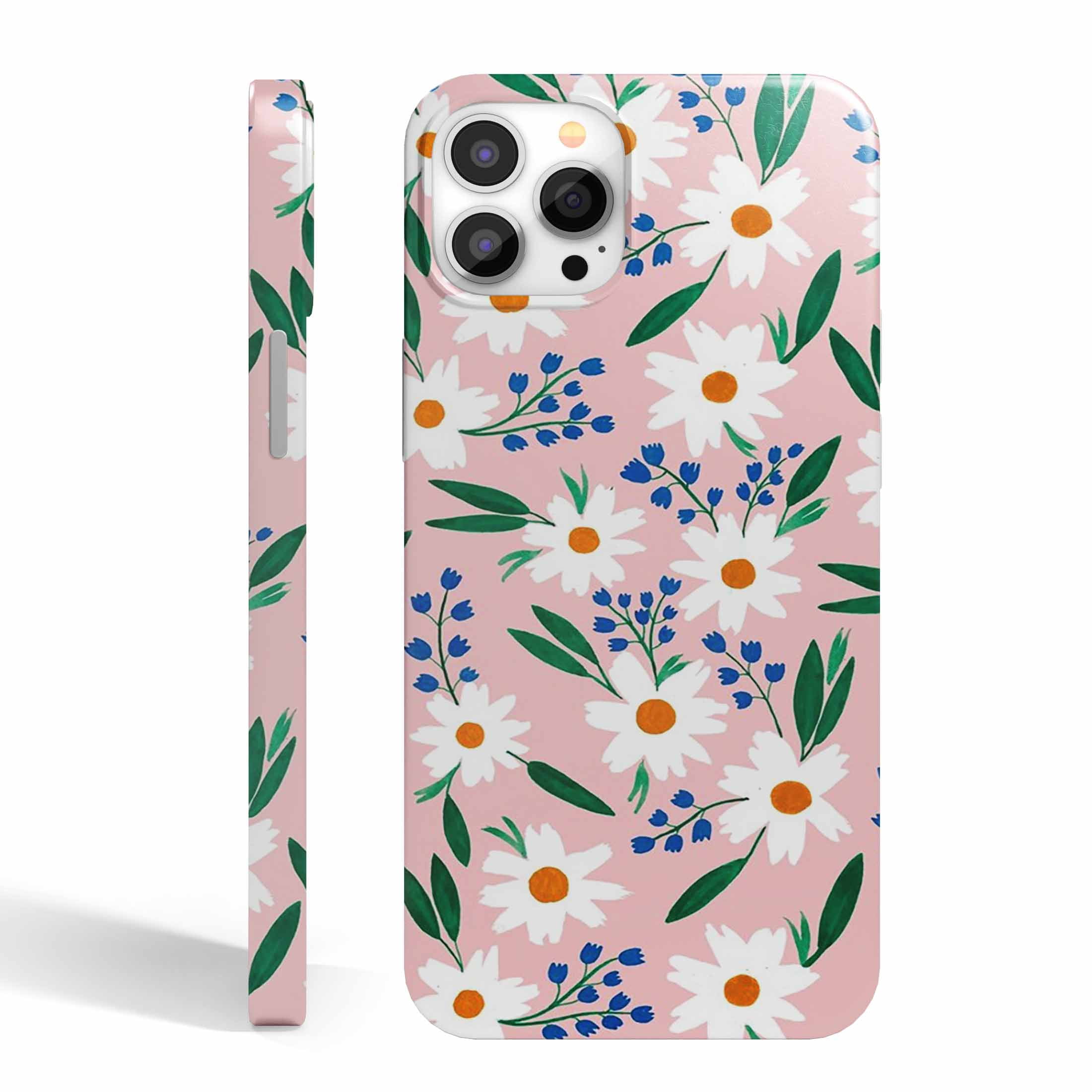 Tobelint White Daisies Flower Case for iPhone 13 Pro,Aesthetic ...