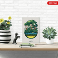 8x12 Inch Metal Wall Art Rectangular Vintage Jungle Ecosystem Cross ...