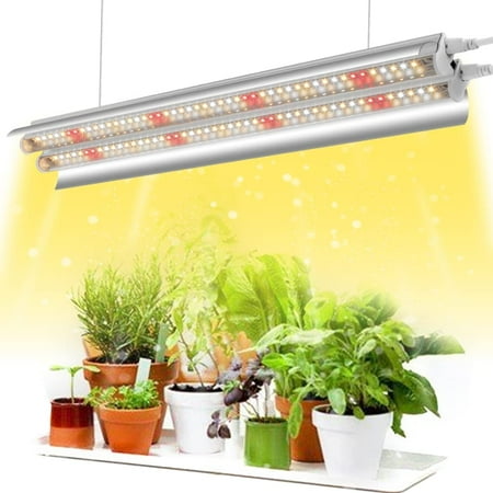 T5 Grow Lights, Full Spectrum 2FT Grow Light for Indoor Plants, 96 LEDs ...