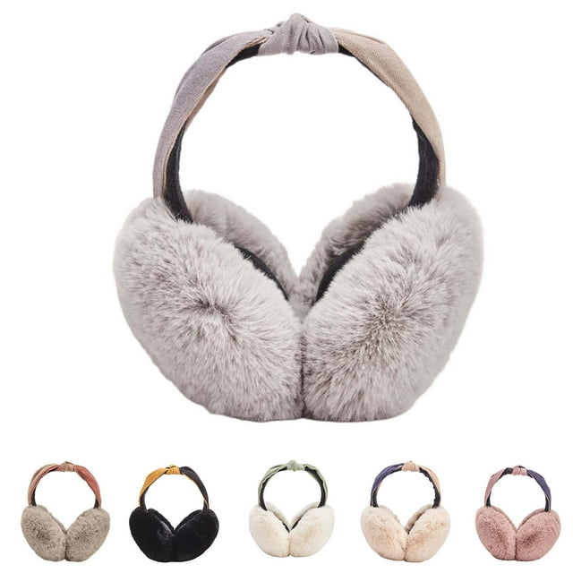 Cheers.US Women Winter Earmuffs Girl Ski Adjustable Ear Covers for Cute ...