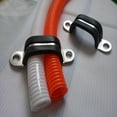 BESTYASH 10Pcs Stainless Steel Cable Clamps with Rubber Cushion for ...