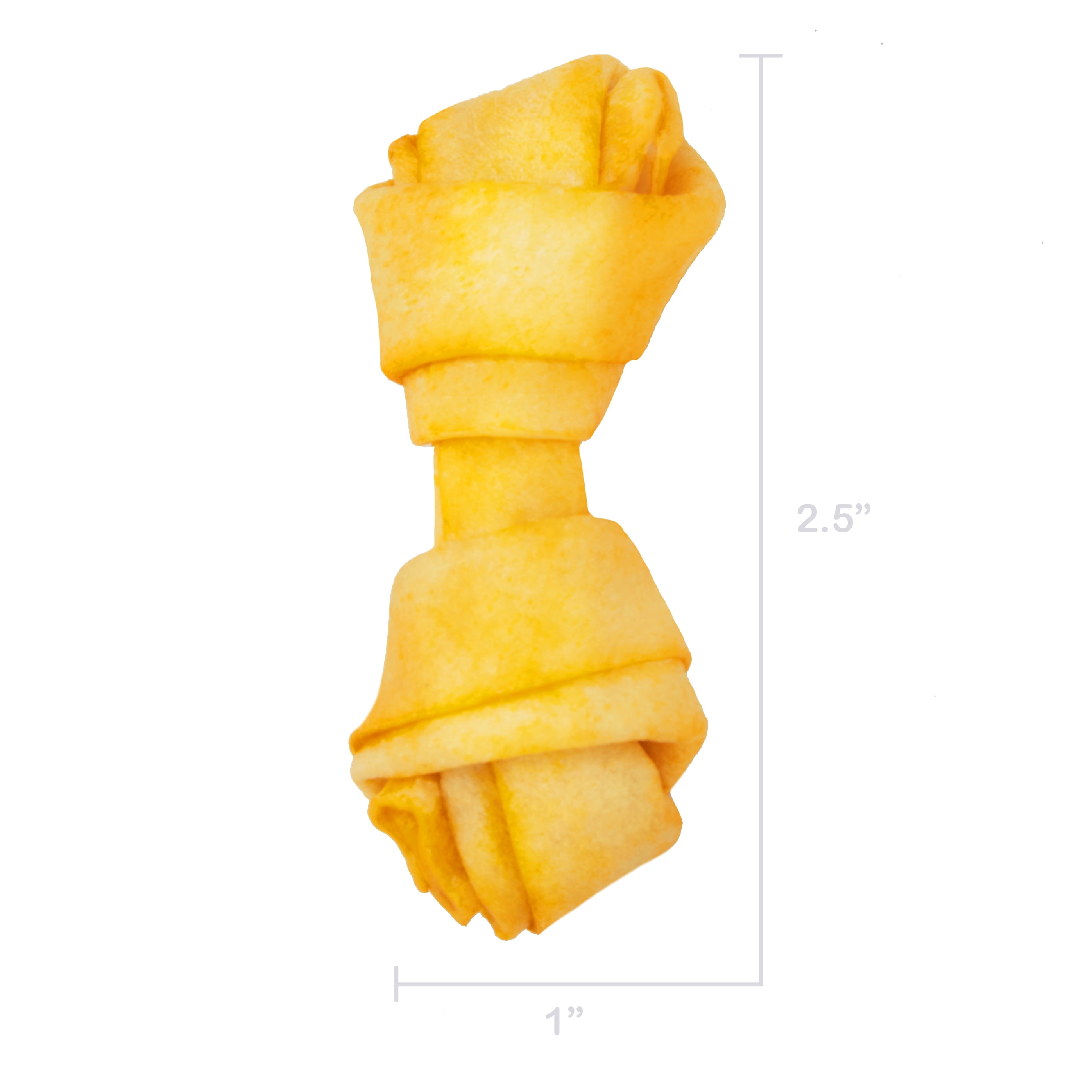 Ol' Roy Chicken Flavor Rawhide Bones Dog Chews, 22 50 Pack