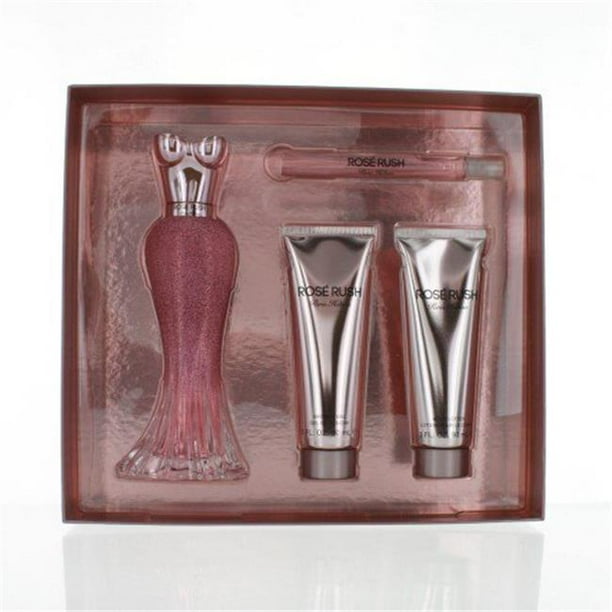 Paris Hilton Rose Rush GSWPARISHILTONROSER4 Womens Paris Hilton Gift Set - 4 Piece - Walmart.com ...