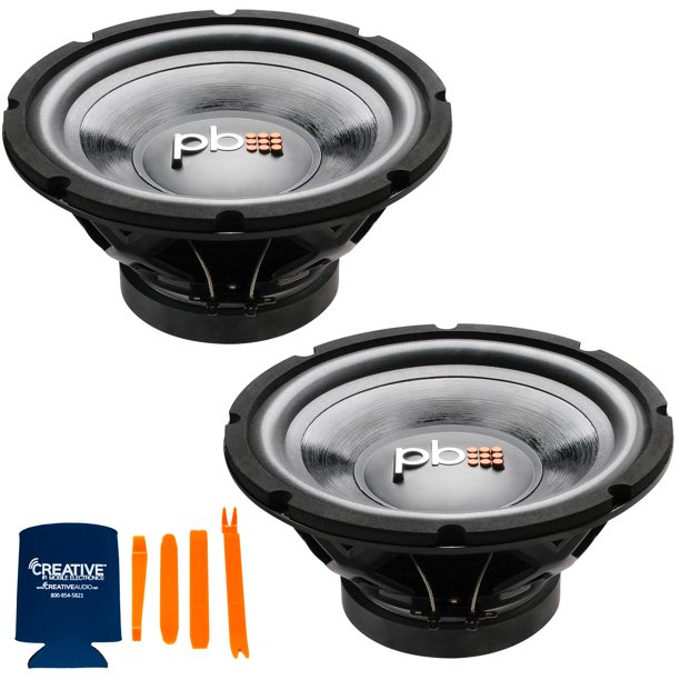 PowerBass Two PS-12 PS Series 12" 4-Ohm Subwoofers - Walmart.com