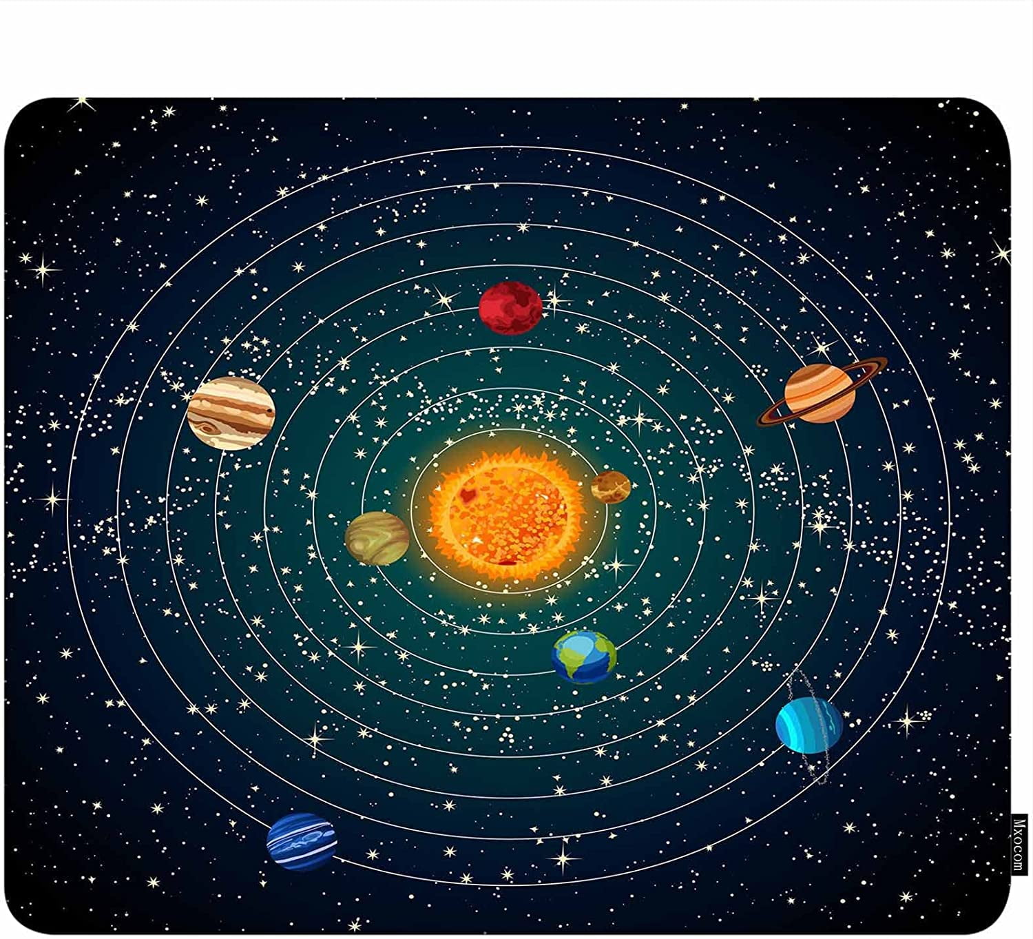 Universe Solar System Mouse Pad Sun Planets Earth Mars Venus Jupiter ...