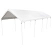 King Canopy 18x20 ft White Drawstring Replacement Cover for Hercules ...