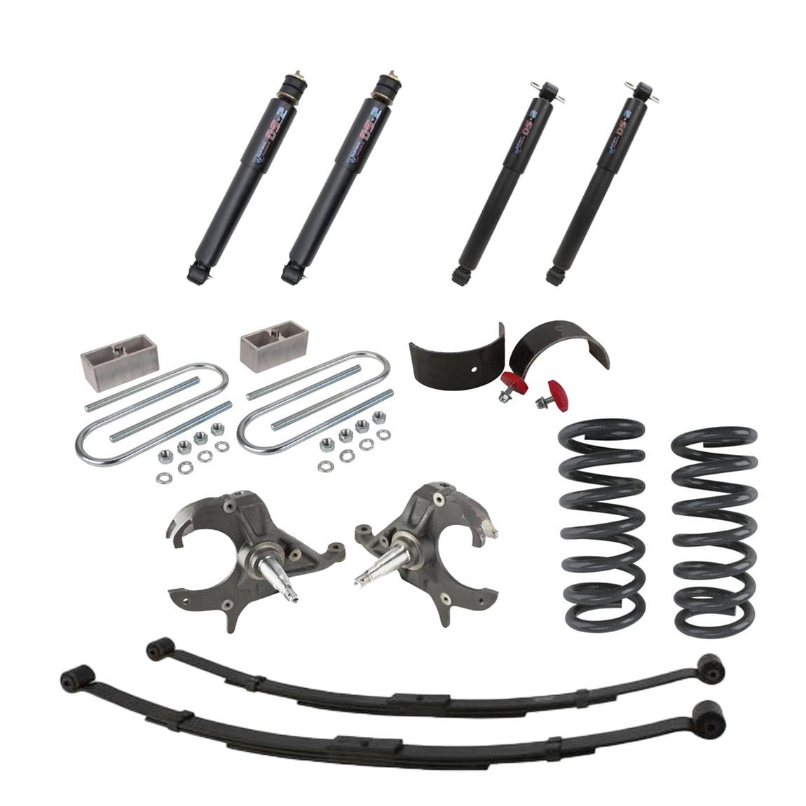S-10 5 Inch Front / 5 Inch Rear Drop Lowering Kit with Shocks - Walmart.com