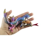 Set of 3 - Cute Mini Stuffy Lizard Sand Filled Toy - Weighted Bean Bag ...