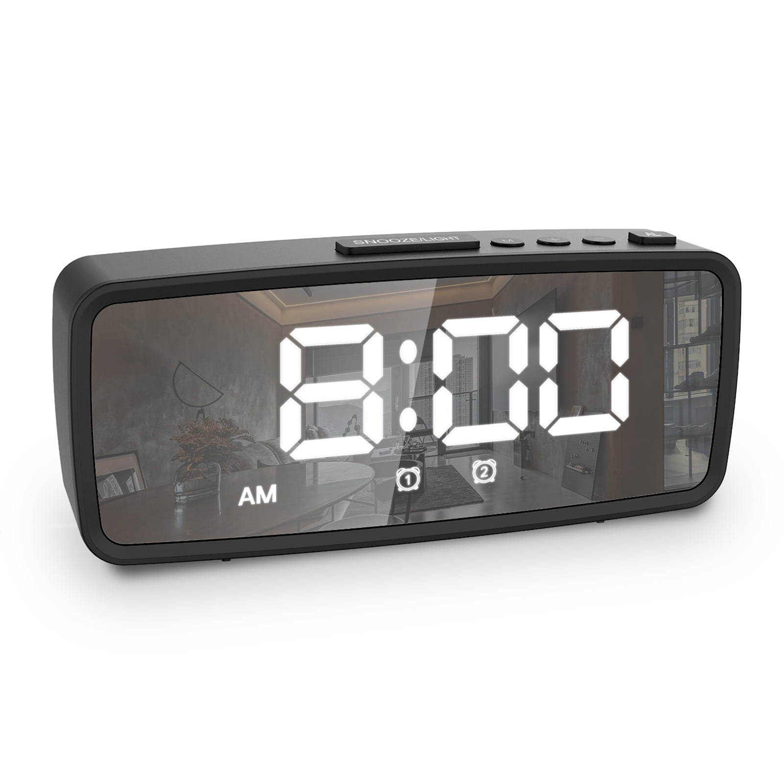 Click here for Yeacher Digital Alarm Clock  5.1 Led Mirror Displa... prices