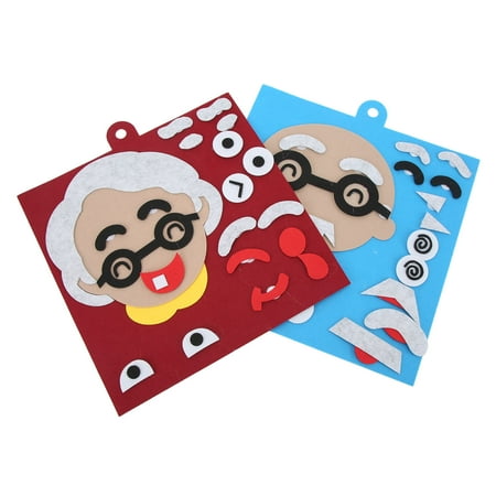 Face Making Toy, Emotional Learning Thick Felt Toy Making Faces For ...