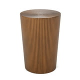 Noble House Bartram Metal Sunburst Side Table, Brushed Antique Bronze ...