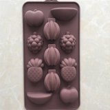 ROBOT-GXG Fruit Shape Silicone Mold - Silicone Fruit Candy Mold - 11 ...