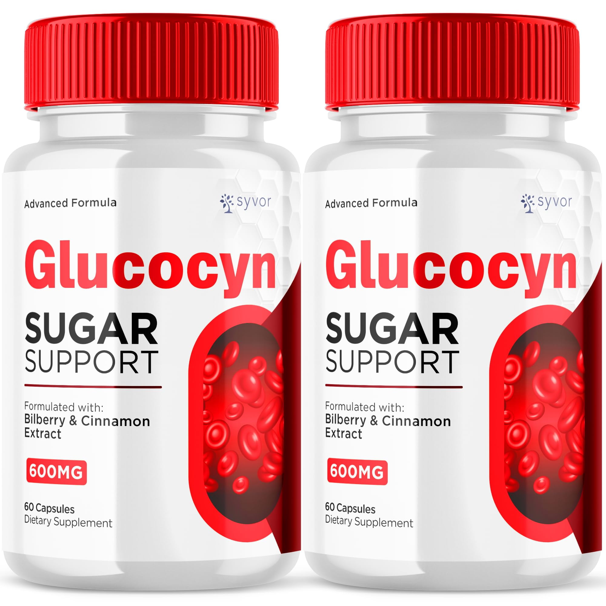 Cápsulas Glucocyn Glucocyn Glucogen Support (paquete de 2), 120 ...