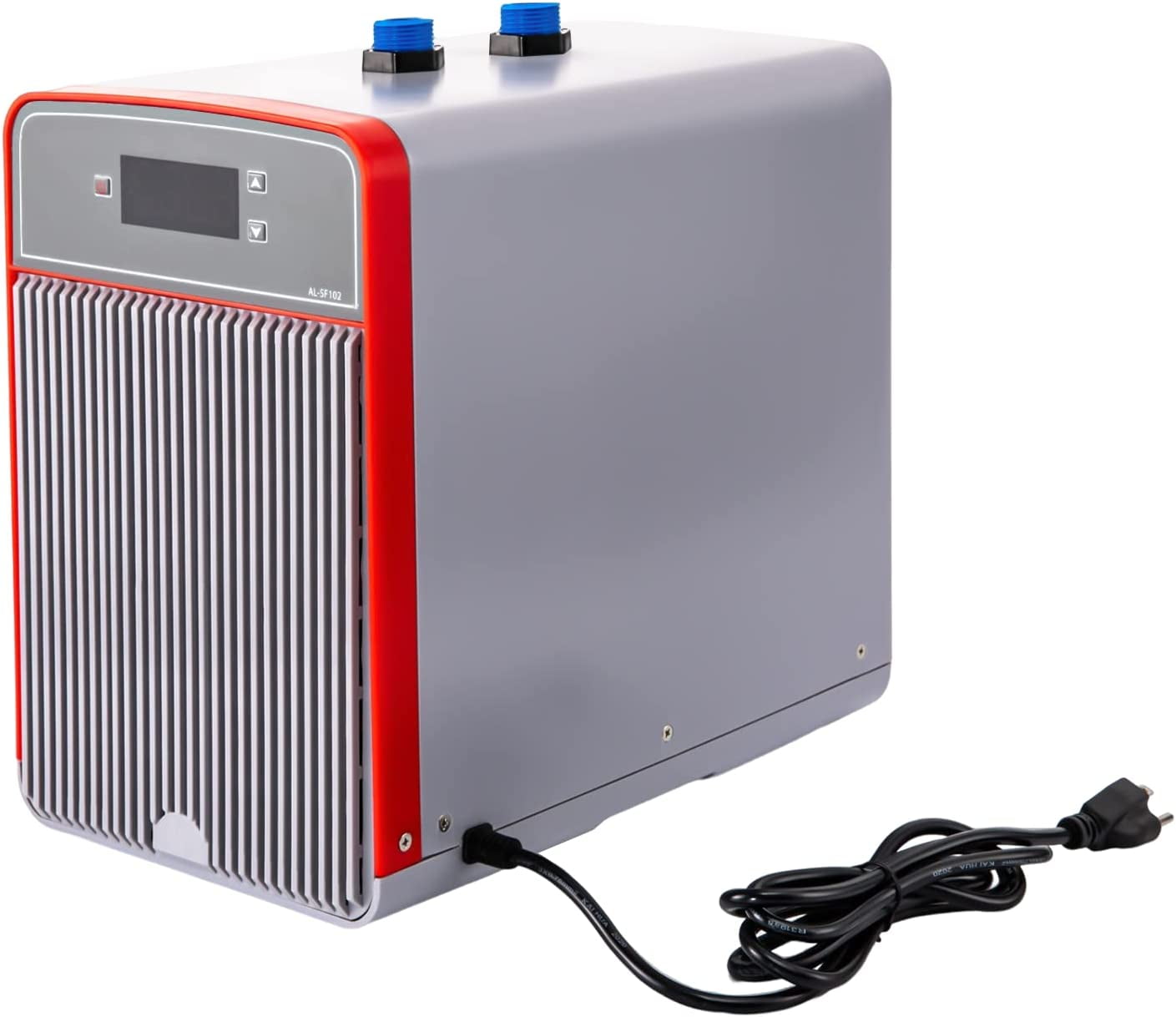 Miumaeov 42Gal 1/10HP LED Display Grey Aquarium Water Chillers Plastic ...