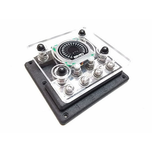 SMD Quad XL ANL Fuse Block Cover w/ Voltmeter - Heavy Duty Four ANL ...