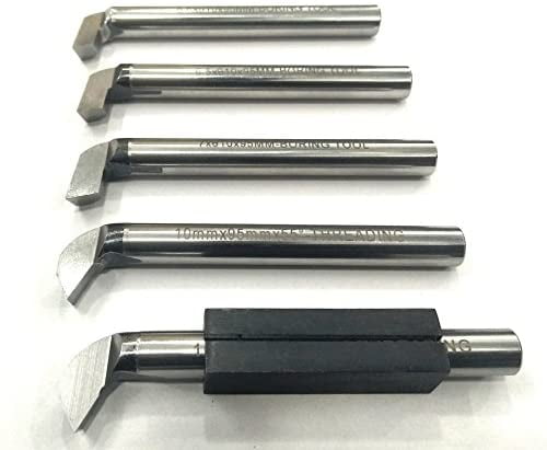HSS THREADING & BORING TOOL SET WITH HOLDER FOR LATHE MACHINE (10 MM ...