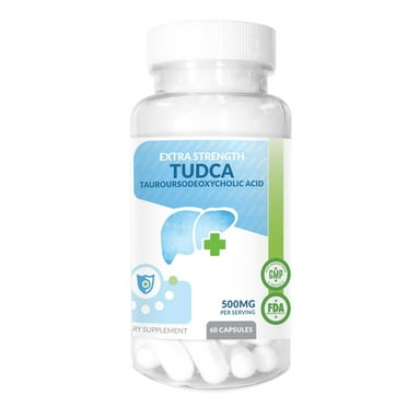 TUDCA Liver Support Supplement, (60 Capsules, 250mg) Genuine Bile Acid ...