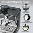 Ataucjin Espresso Machine With Grinder, 20 Bar Semi Automatic Espresso ...