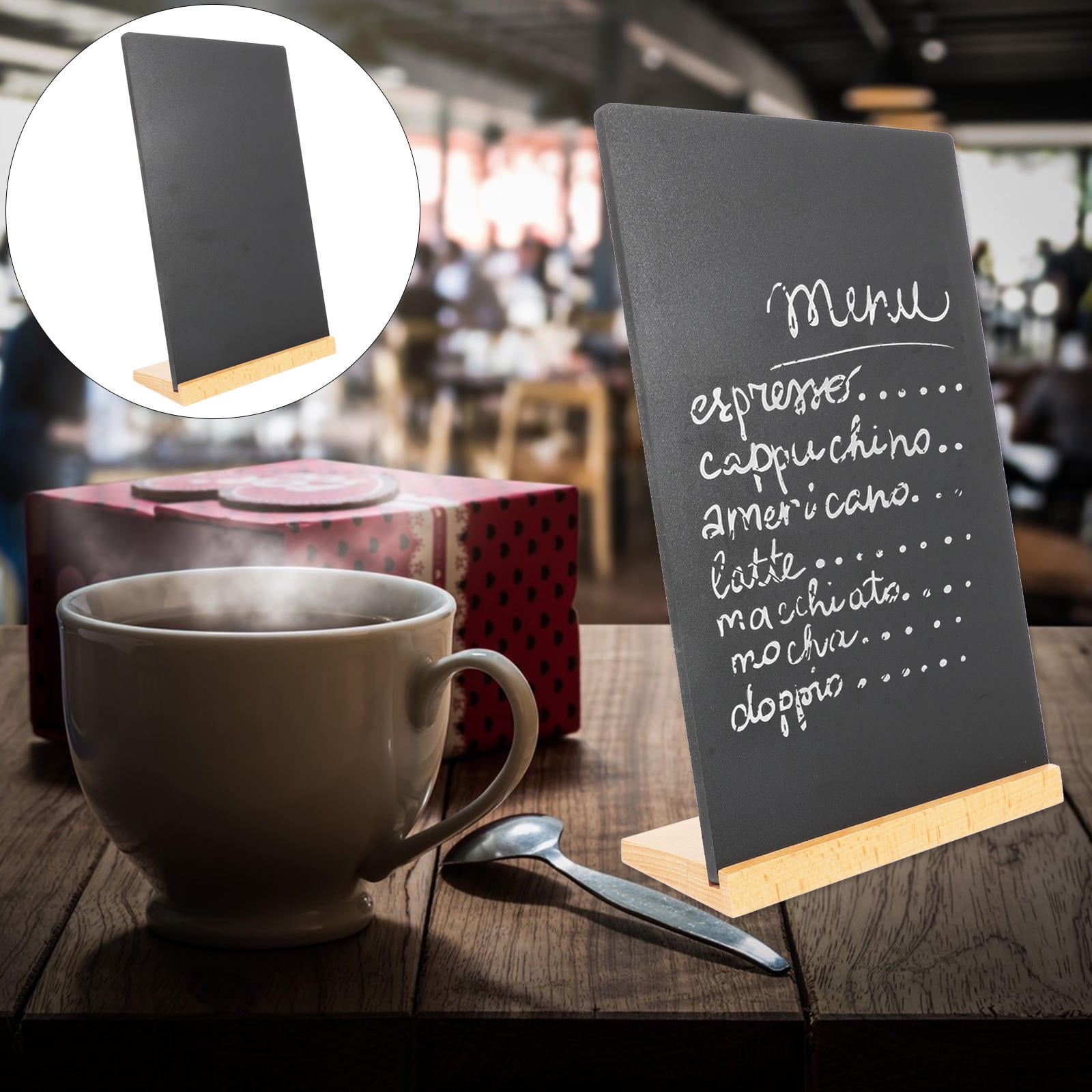 FESTFENDS 1 Set Office Message Board Black Chalkboard for General Users ...