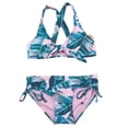MEZZALL Children Girls Tropical Leaf Print Two Piece Swimsuit For Sun ...
