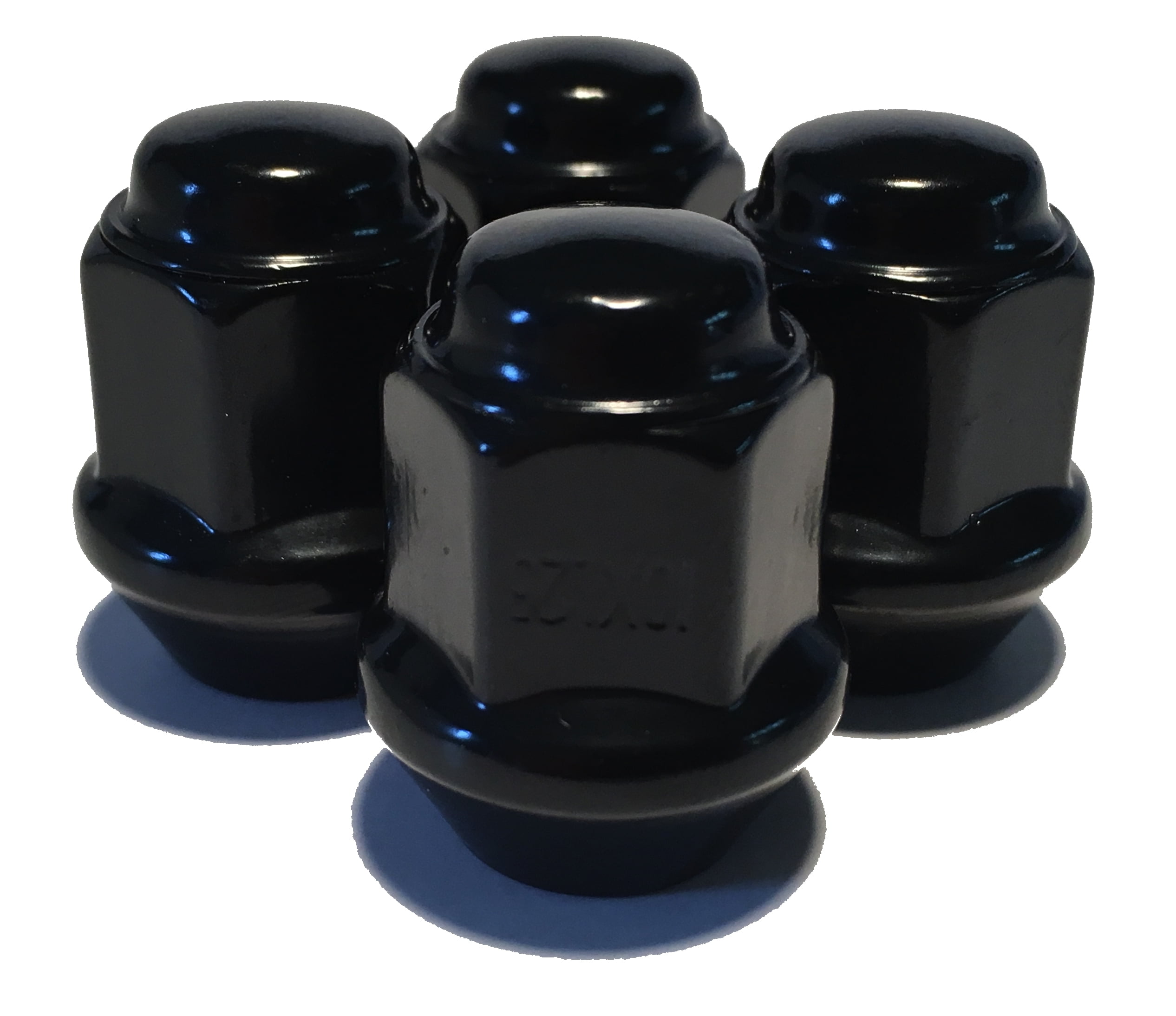 4 Black Tapered Base 10x1.25 Lug Nut Set 17mm Hex ATV UTV For ITP Wheel ...