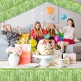3 Pack 10 Ft Light Green Foil Fringe Garland Metallic Streamers Tinsel ...