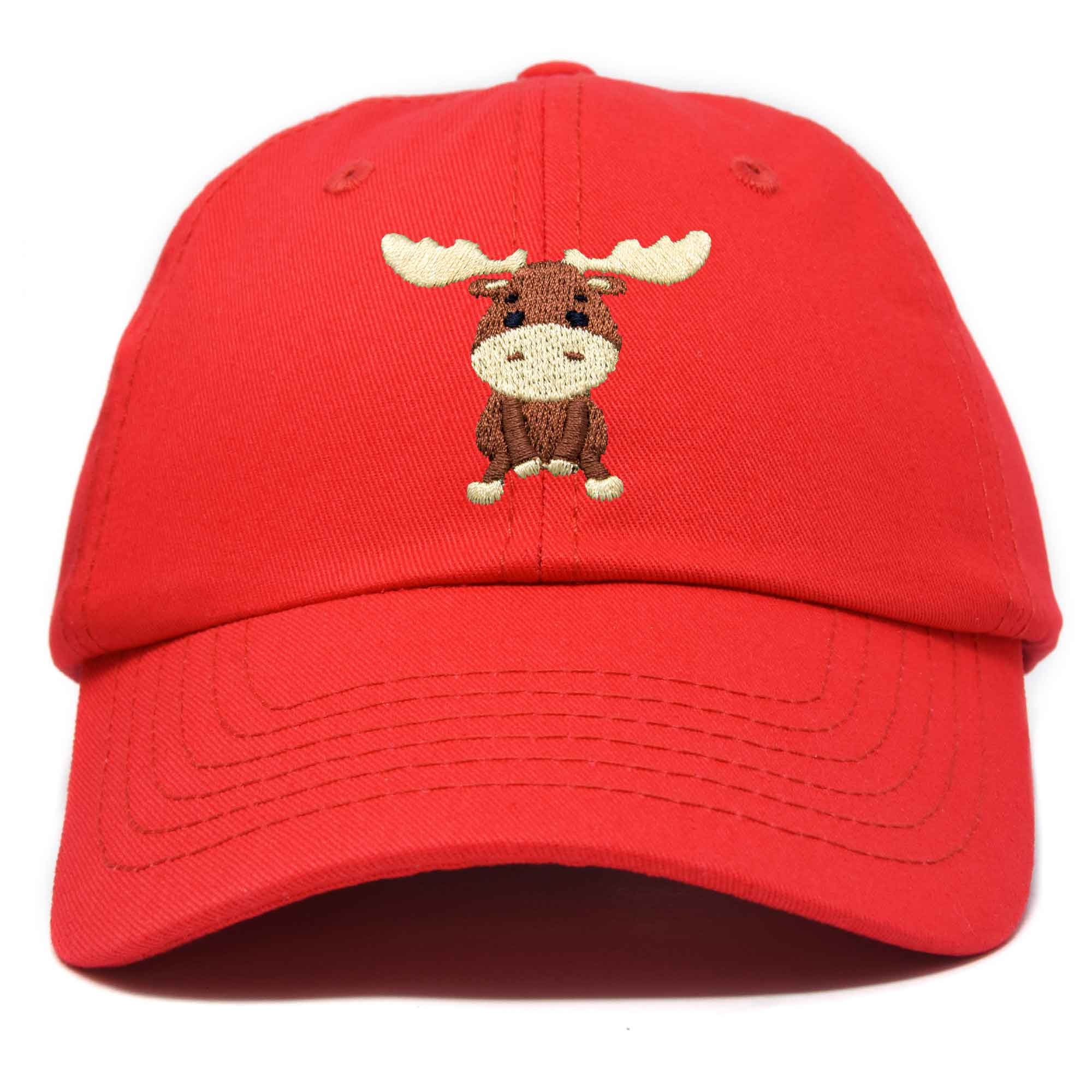 DALIX Cute Moose Hat Baseball Cap in Red - Walmart.com